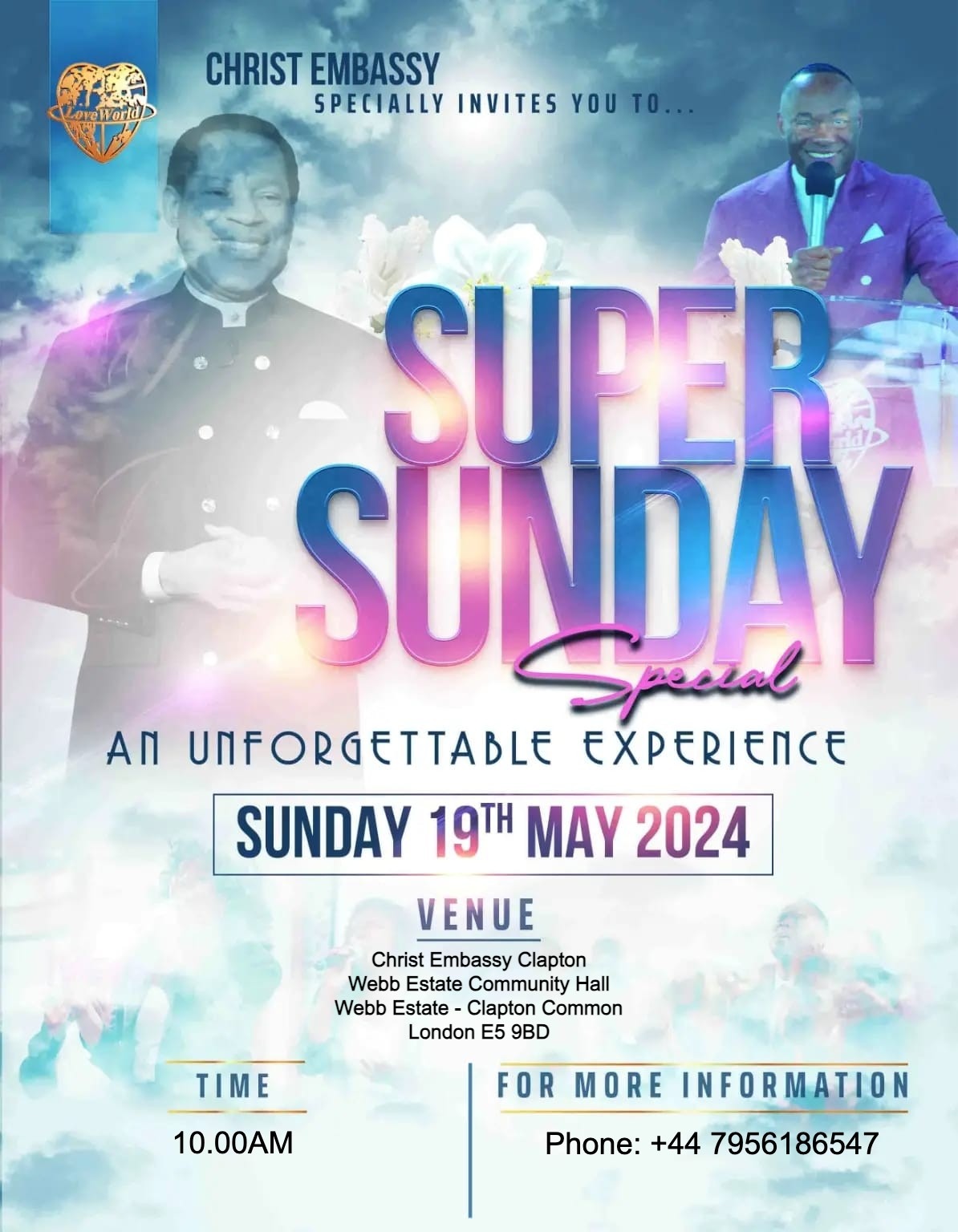 Church Activities / Programs – Christ Embassy Clapton